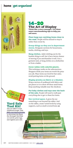 Yard Sale Tips