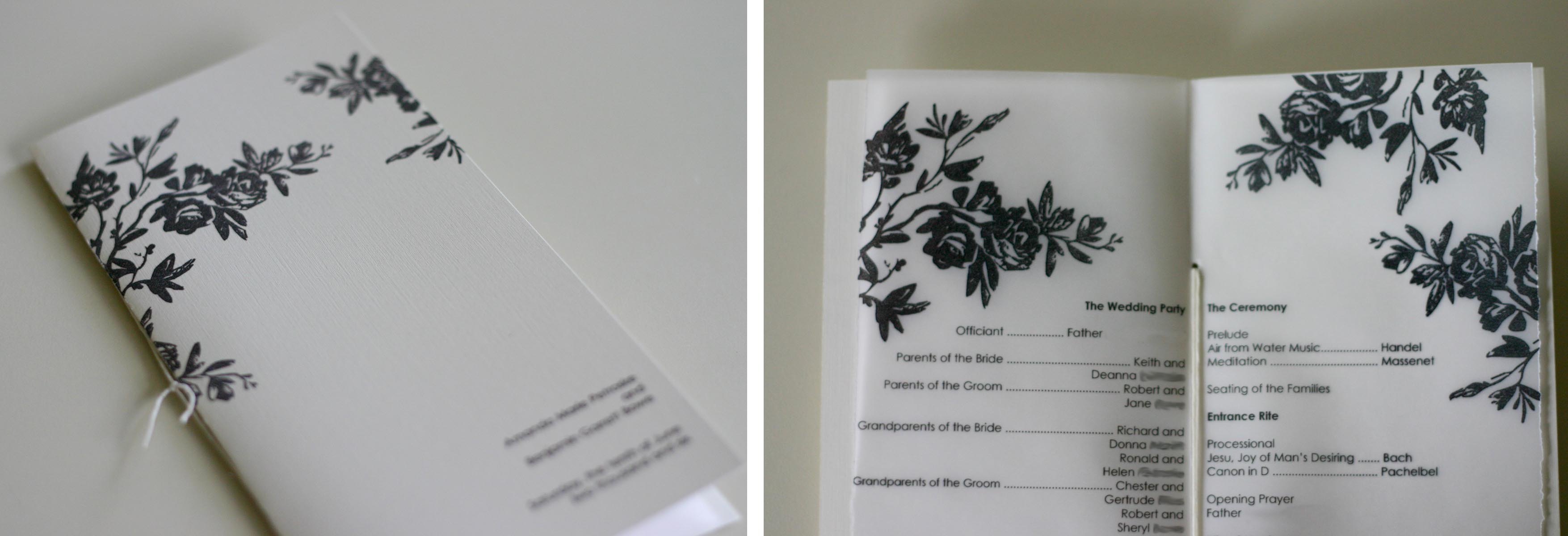 Wedding Program