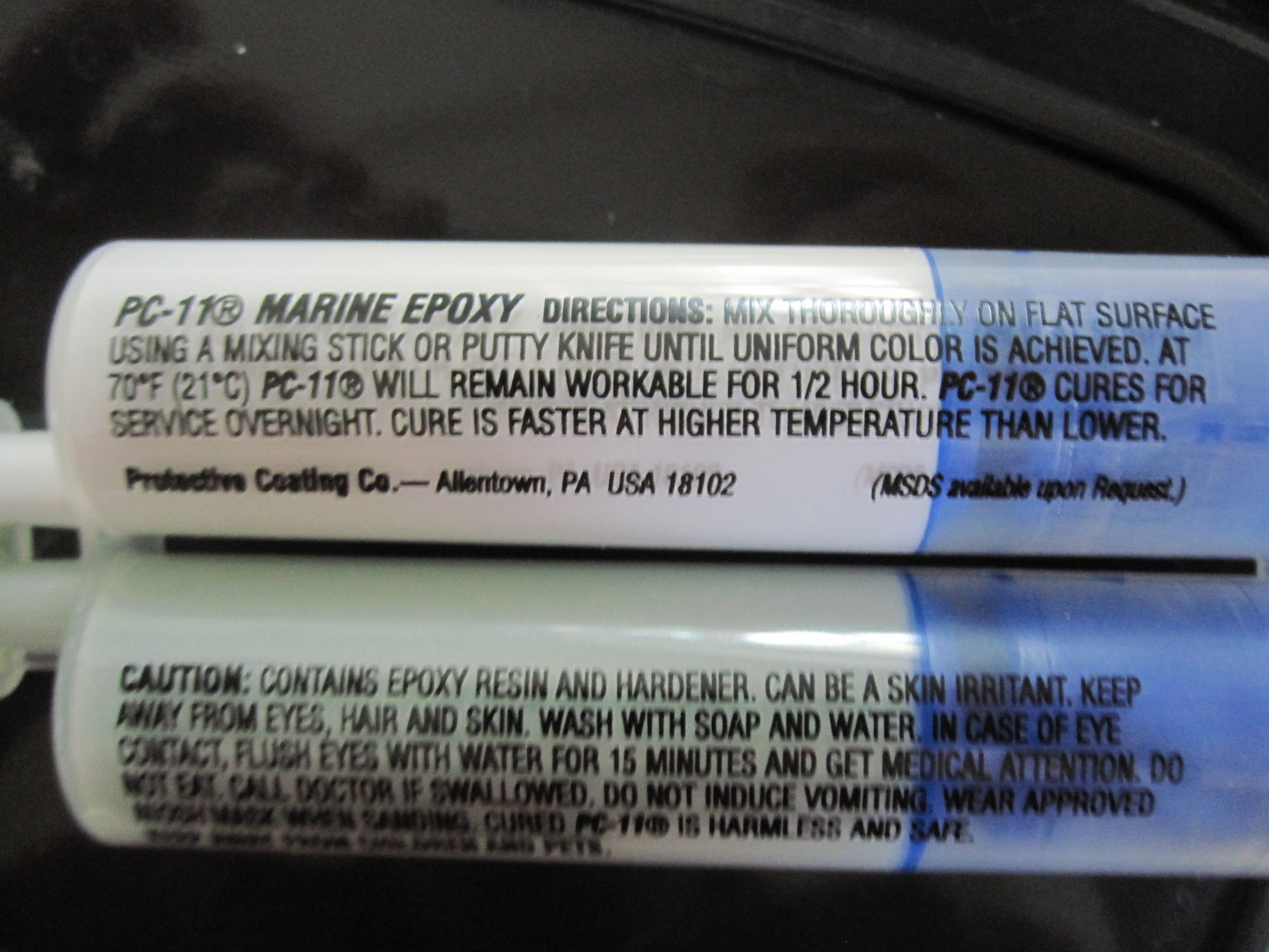 Plaster Feet Shadow Box Epoxy Instructions