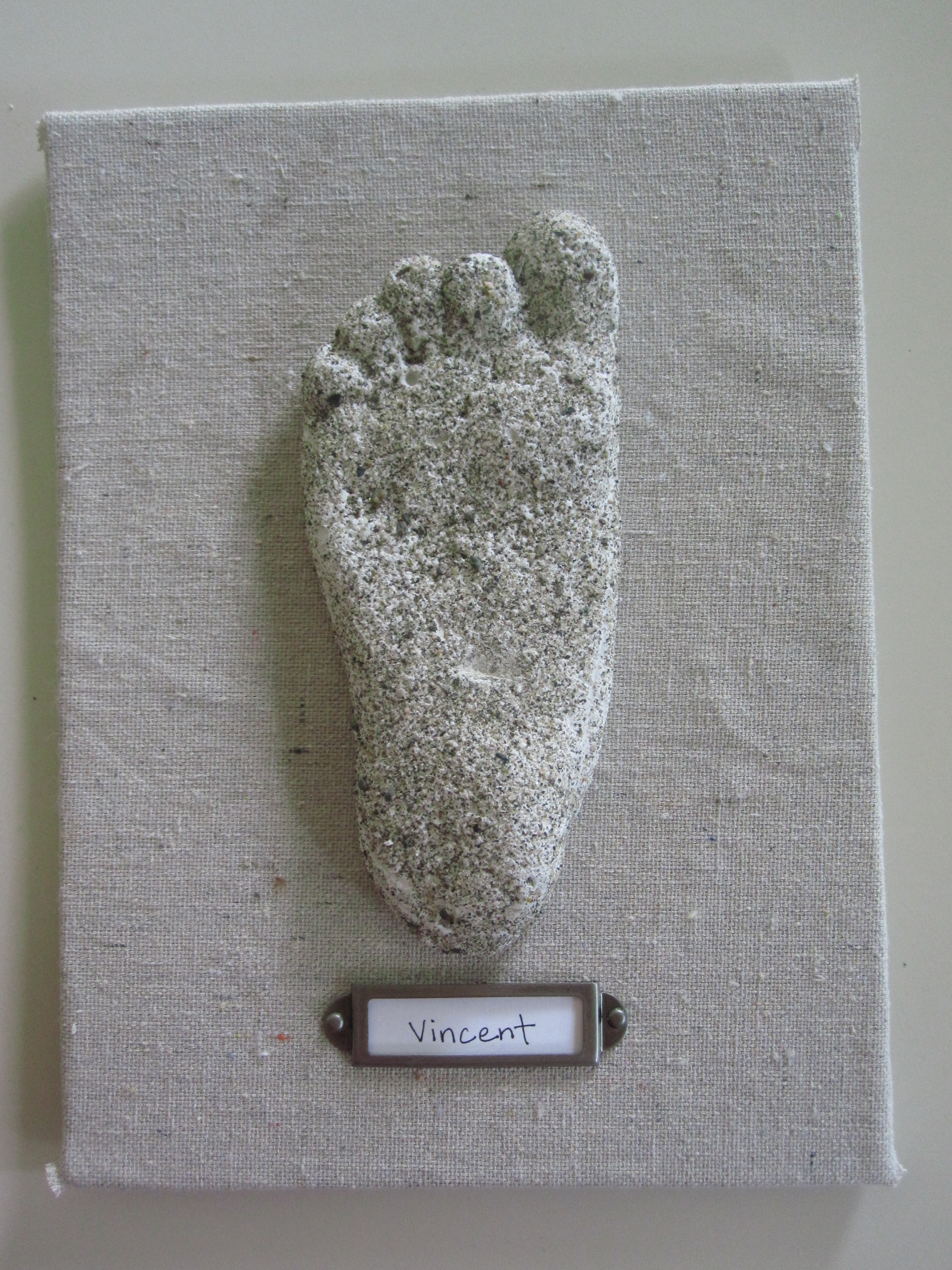 Plaster Feet Shadow Box Vincent’s