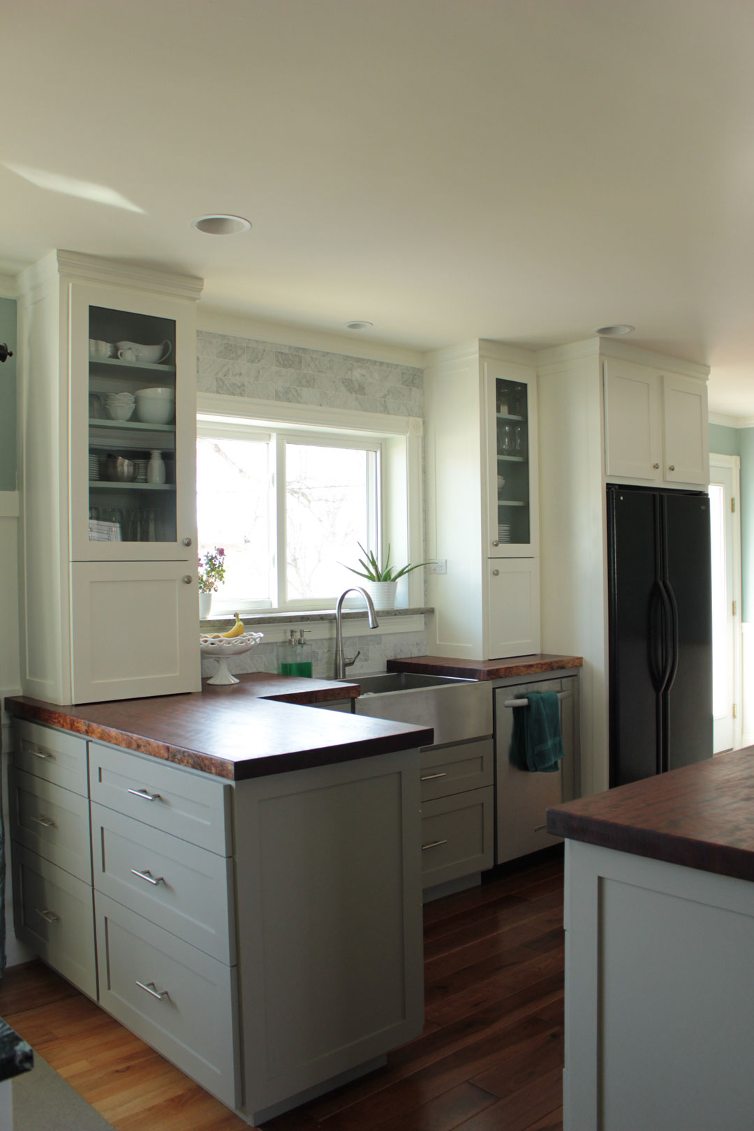 Finished Kitchen from Entertainment Center