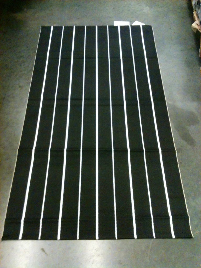 Ikea Gray Stripe Rug