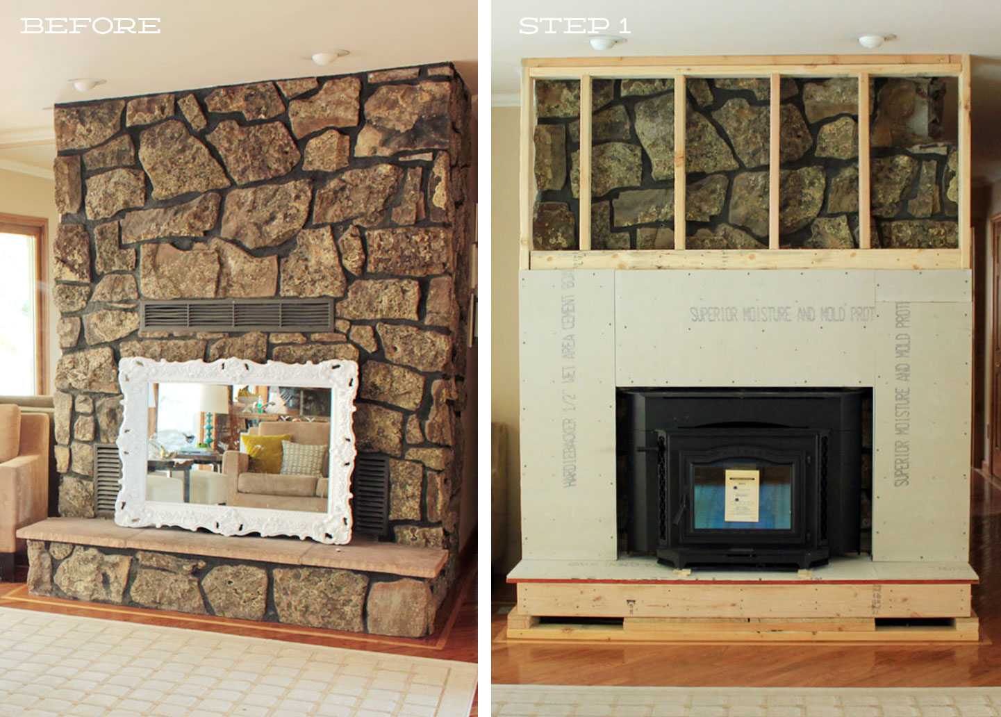 How To Cover Fireplace Opening | Gas Furnace
