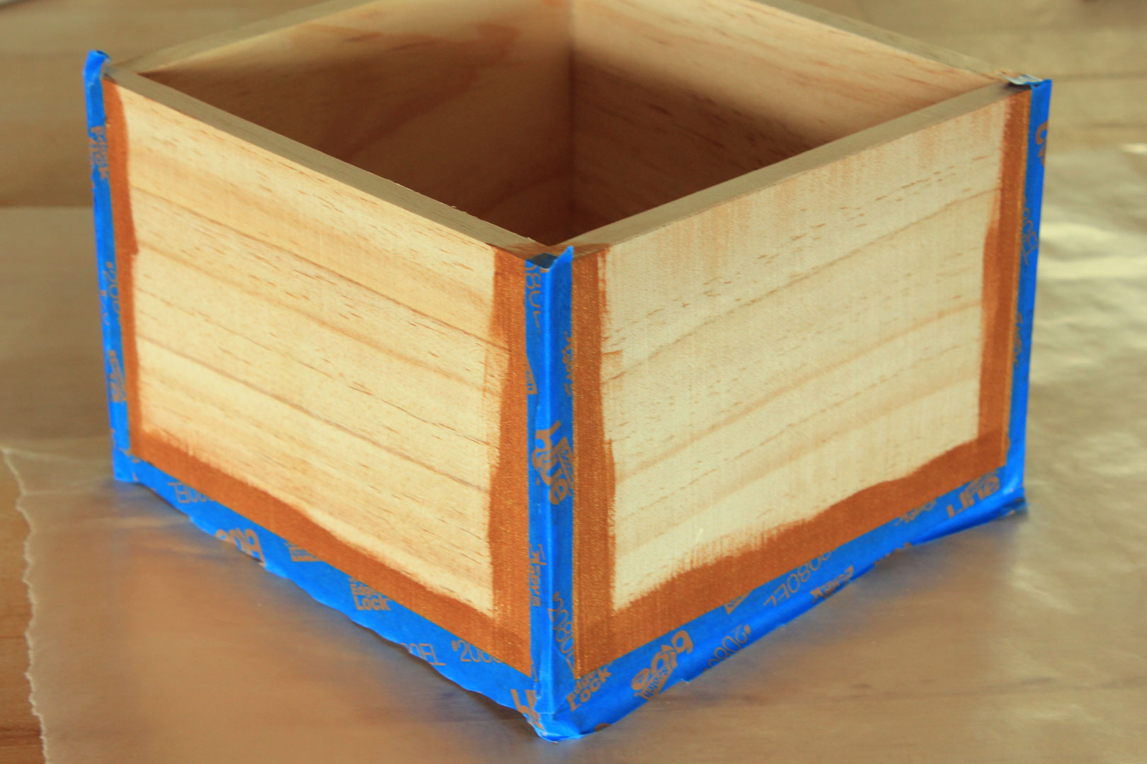 Gold-and-Navy-Painted-Boxes-Taped-Edges