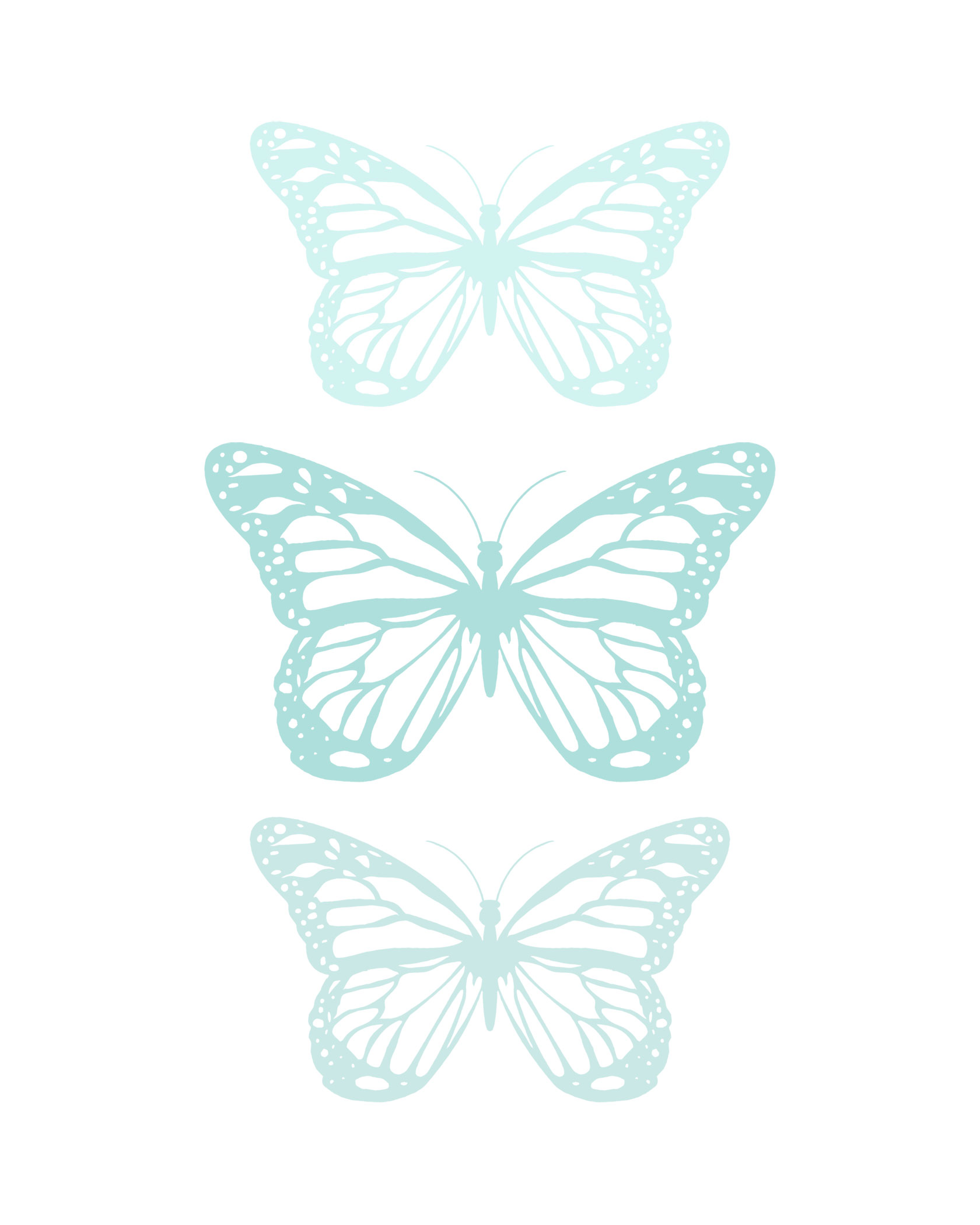 Spring-Butterfly-Aqua
