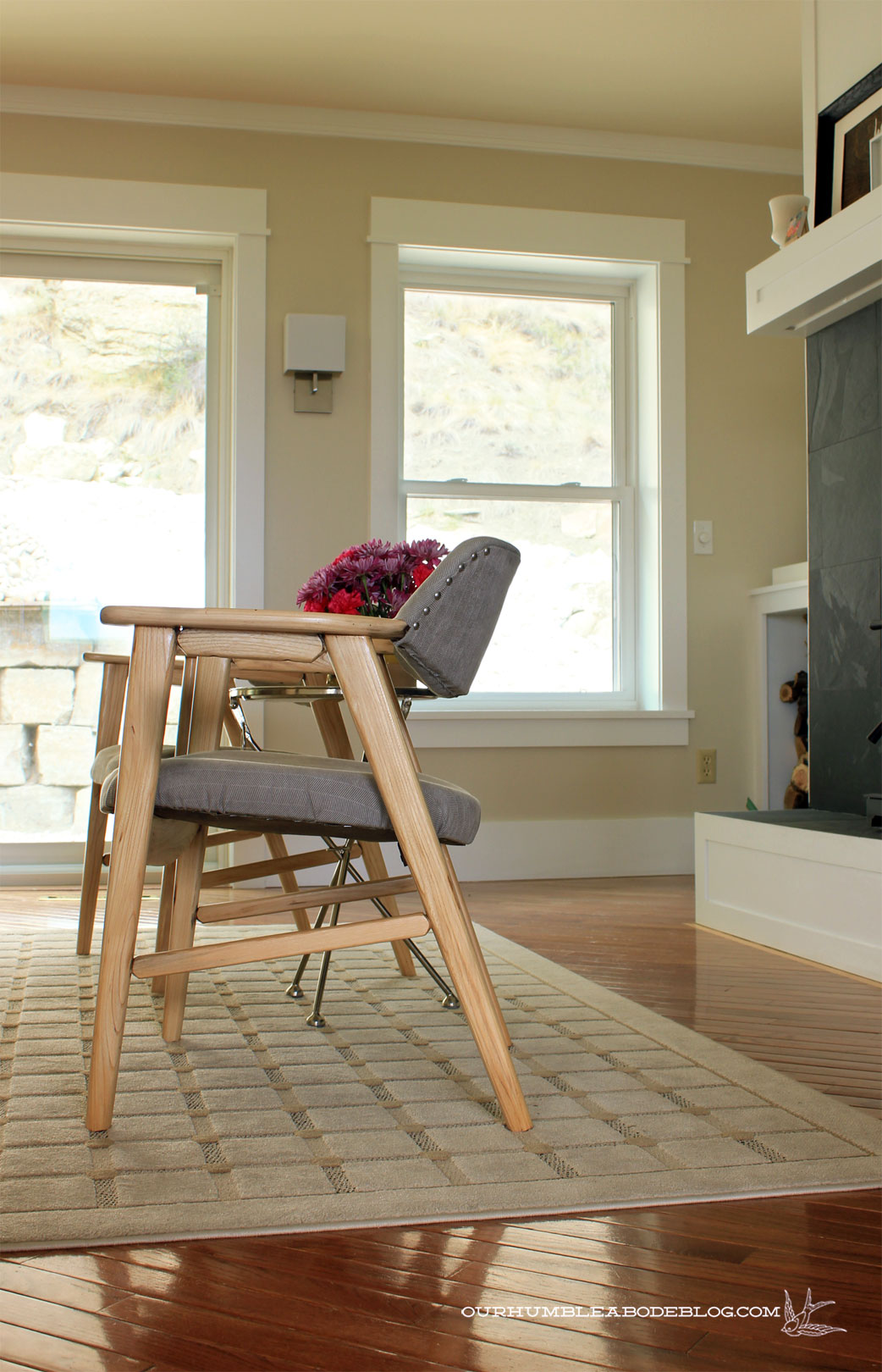 MCM Chairs Finished From Stairs