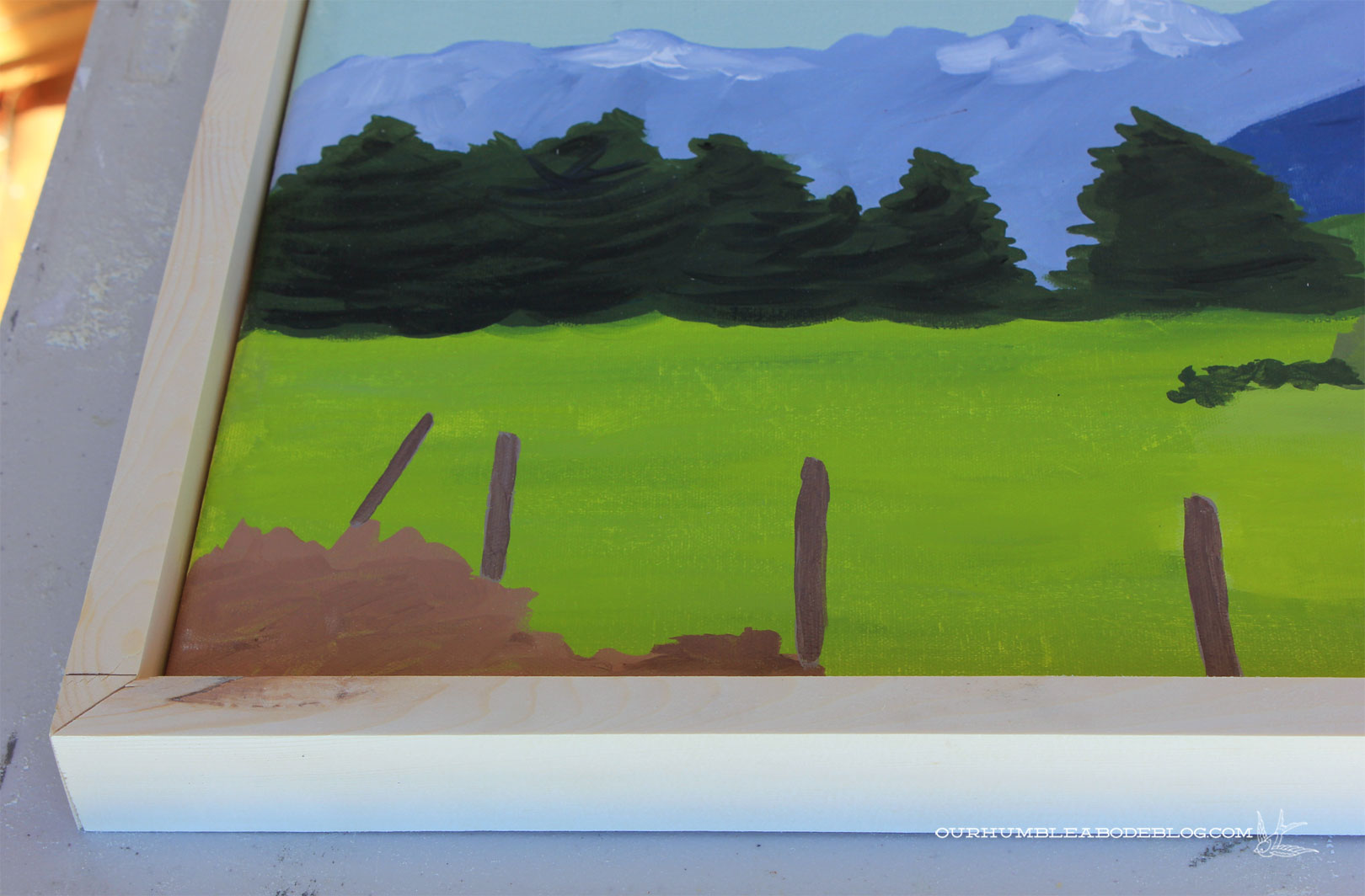 Canvas-Frame-Corner-Detail