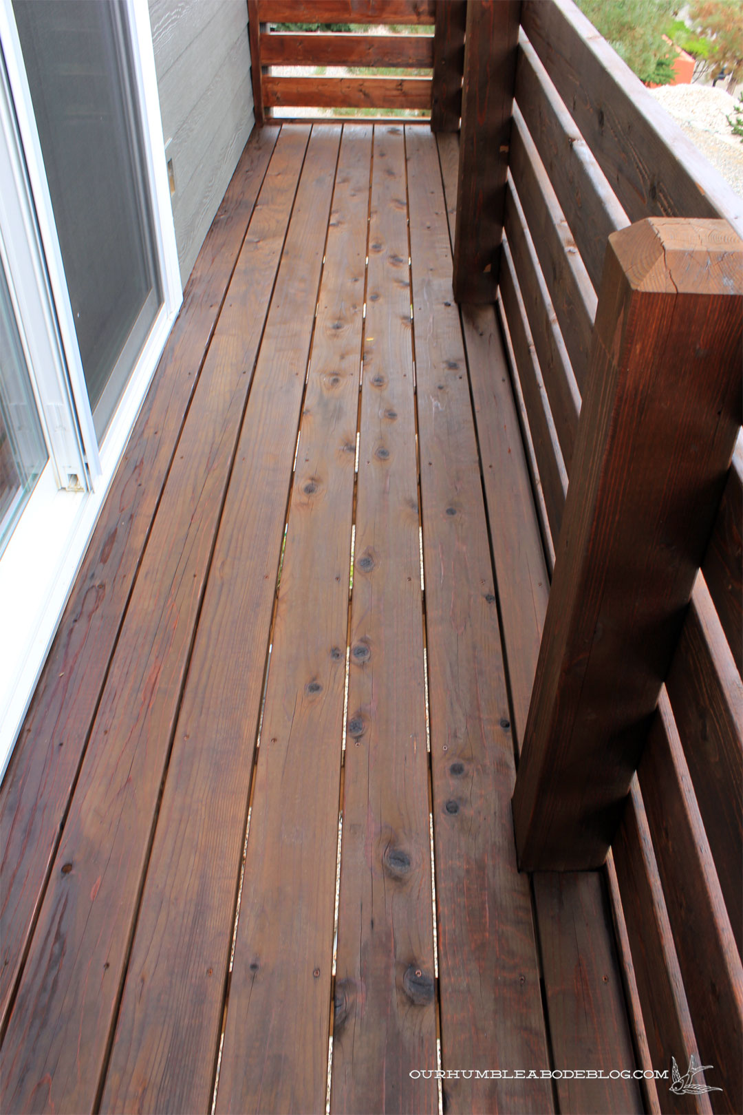 Stained-Balcony-Deck-Boards