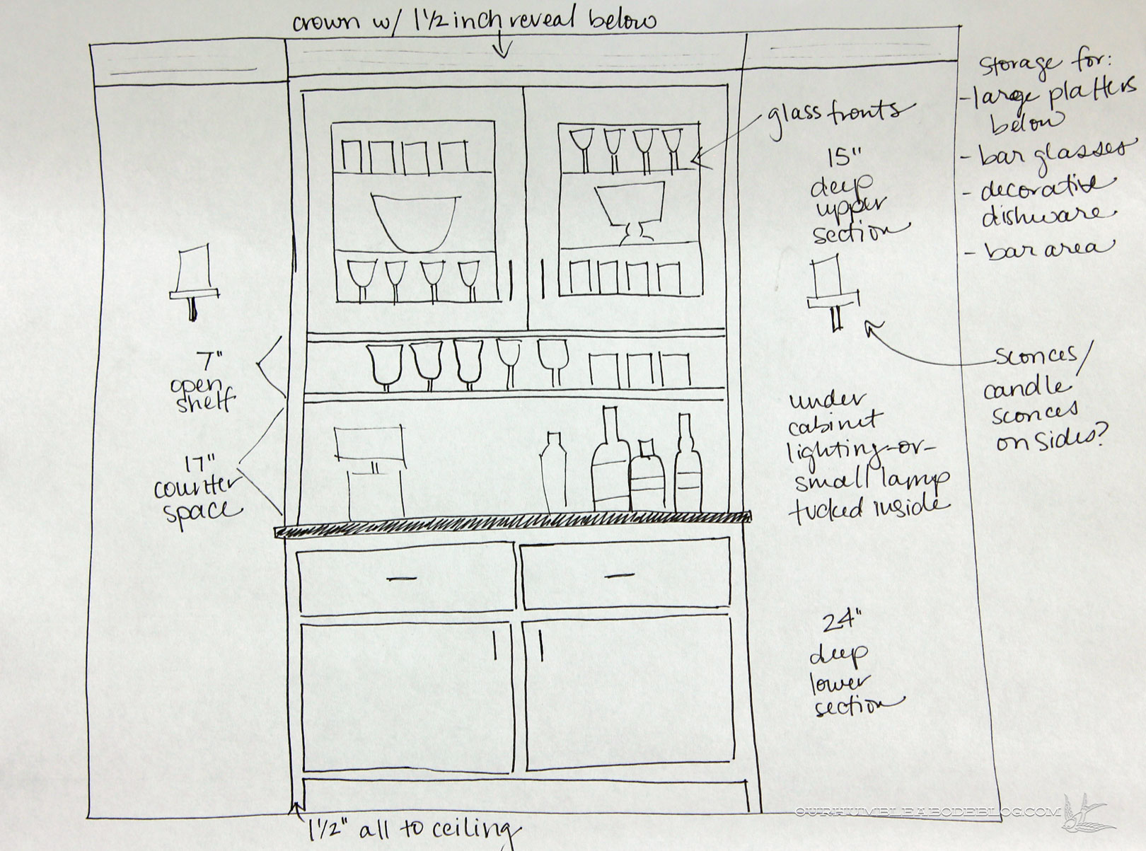 Built-in-Hutch-Plan