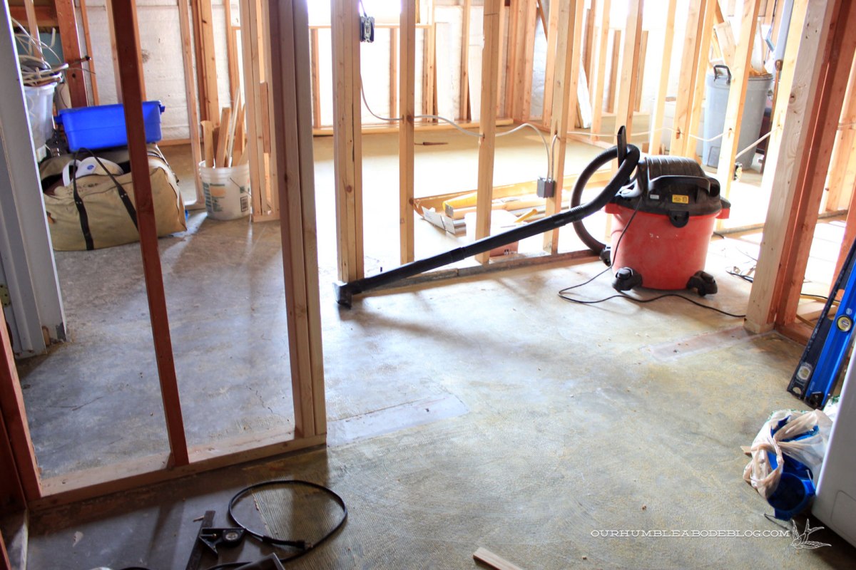Laundry Room Progress