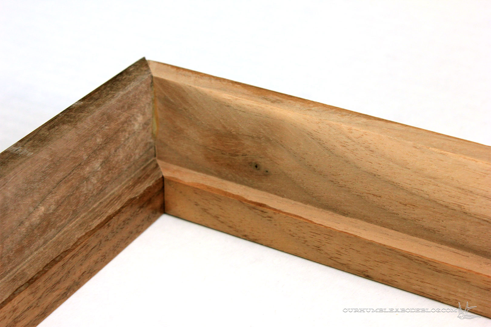 DIY Walnut Picture Frame