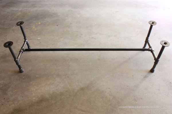 Pipe Base Bench