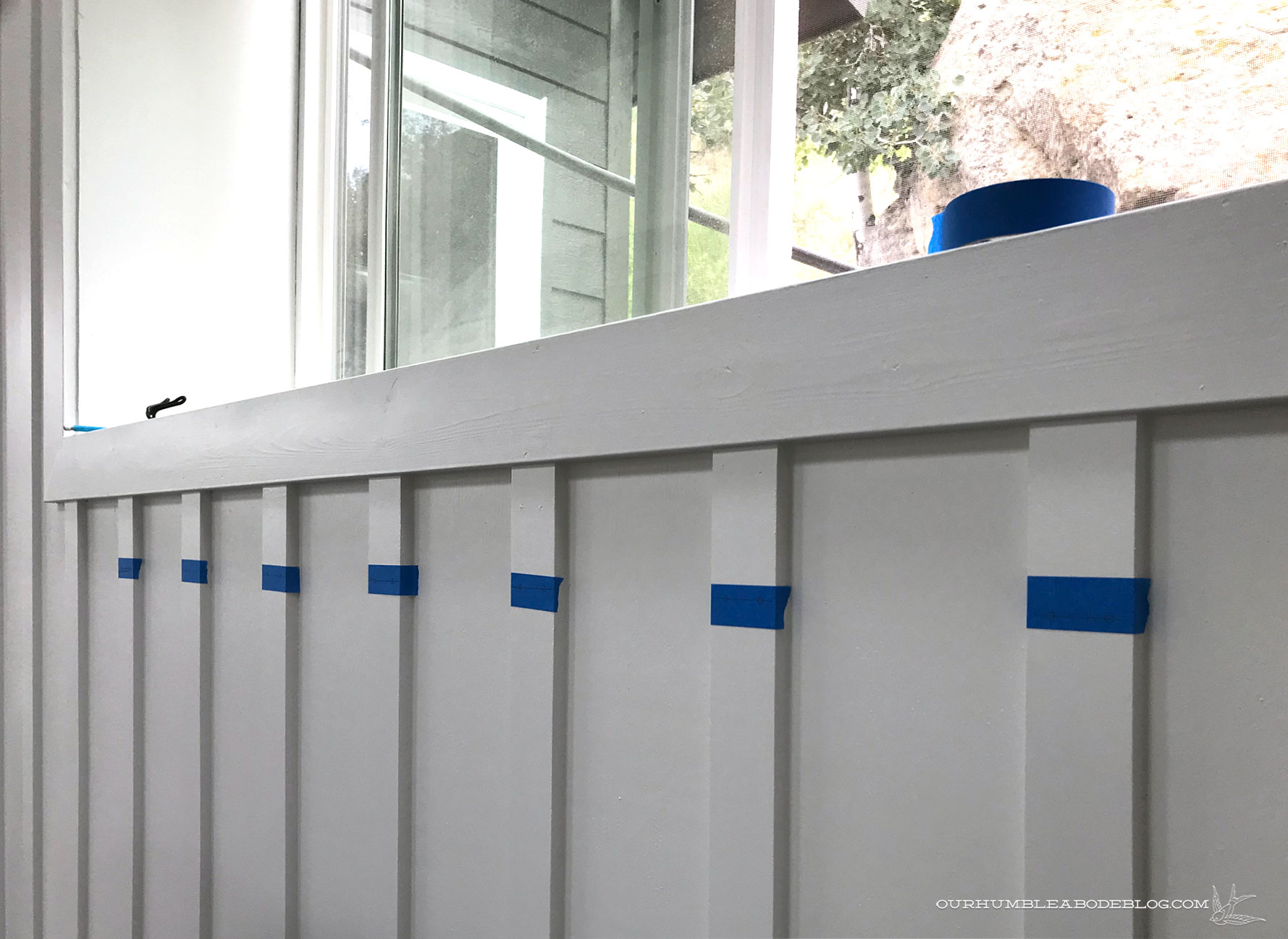 How To Hang a Straight Row of Hooks (or Anything)